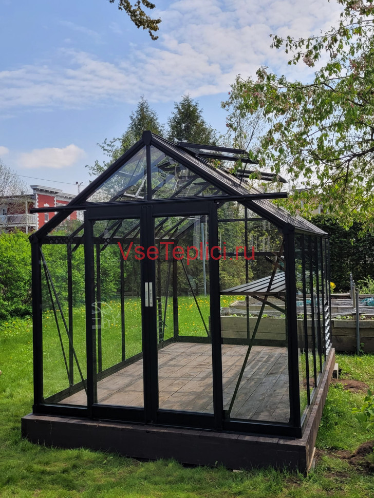 Алюминиевая теплица "TeploGarden" 13 кв. м. 5,46*2,44 - купить в Москве по ценам от 264 330 руб ...