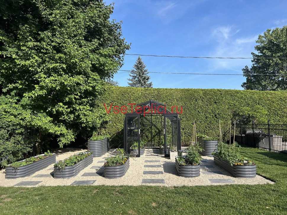 Алюминиевая теплица "TeploGarden" 13 кв. м. 5,46*2,44 - купить в Москве по ценам от 264 330 руб ...