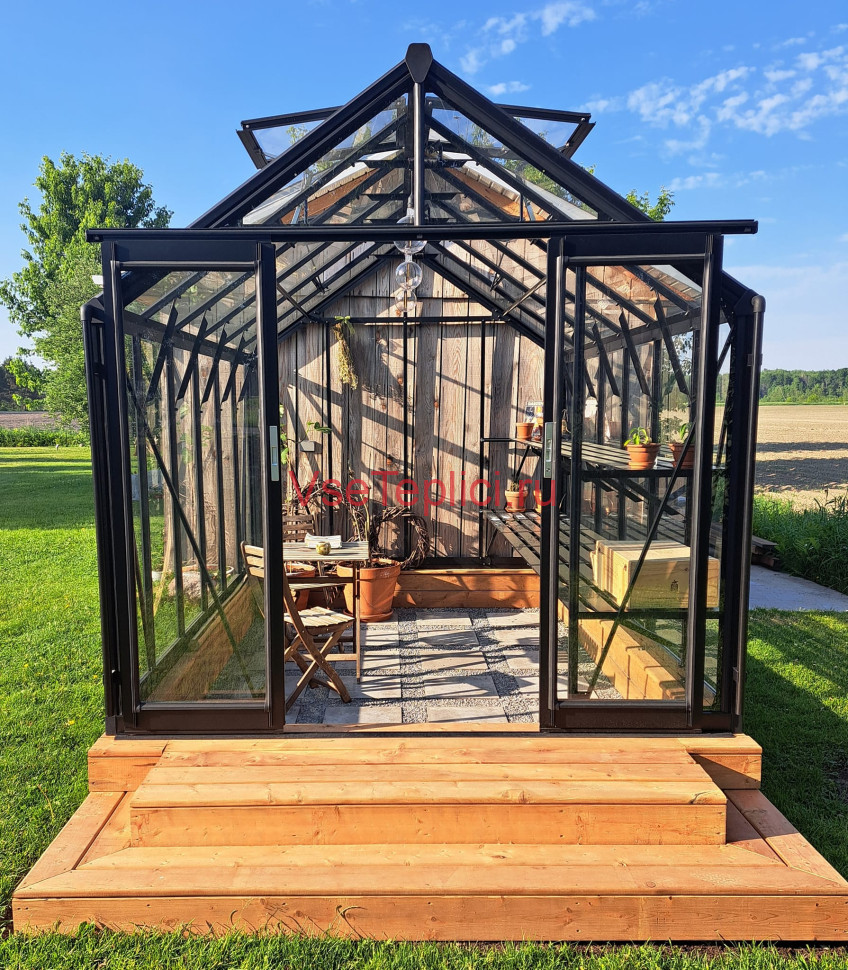 Алюминиевая теплица "TeploGarden" 15 кв. м. 6,07*2,44 - купить в Москве по ценам от 280 760 руб ...