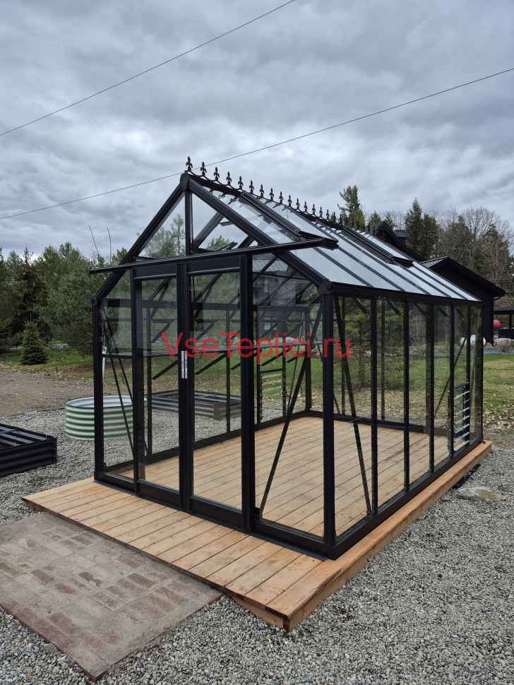 Алюминиевая теплица "TeploGarden" 15 кв. м. 6,07*2,44 - купить в Москве по ценам от 280 760 руб ...